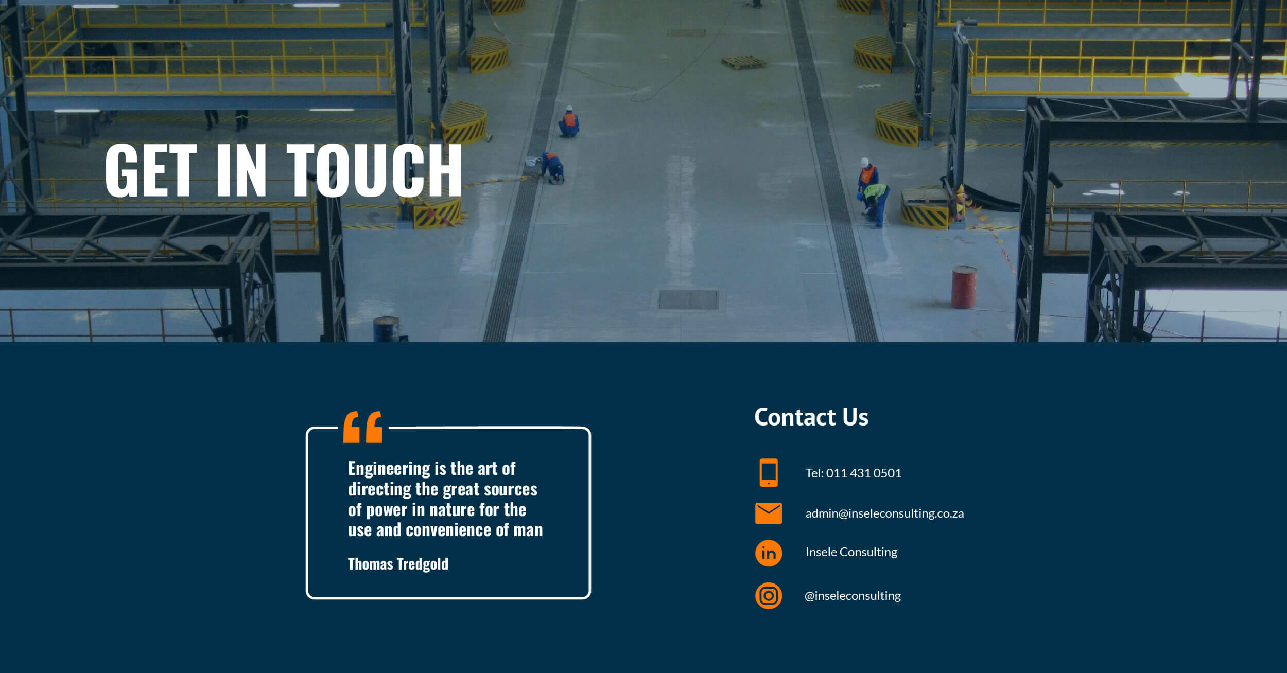 Contact Insele Consulting | Engineering Firm in Johannesburg